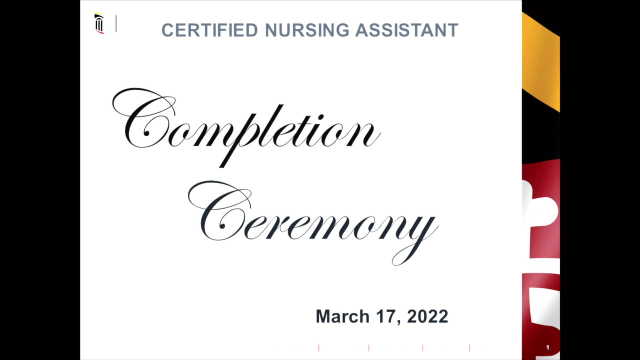 2023 Spring CNA Graduate Ceremony