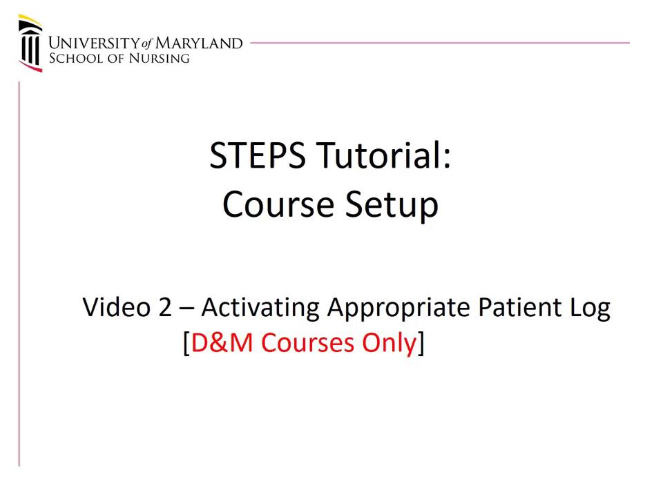 Activating Appropriate Patient logs